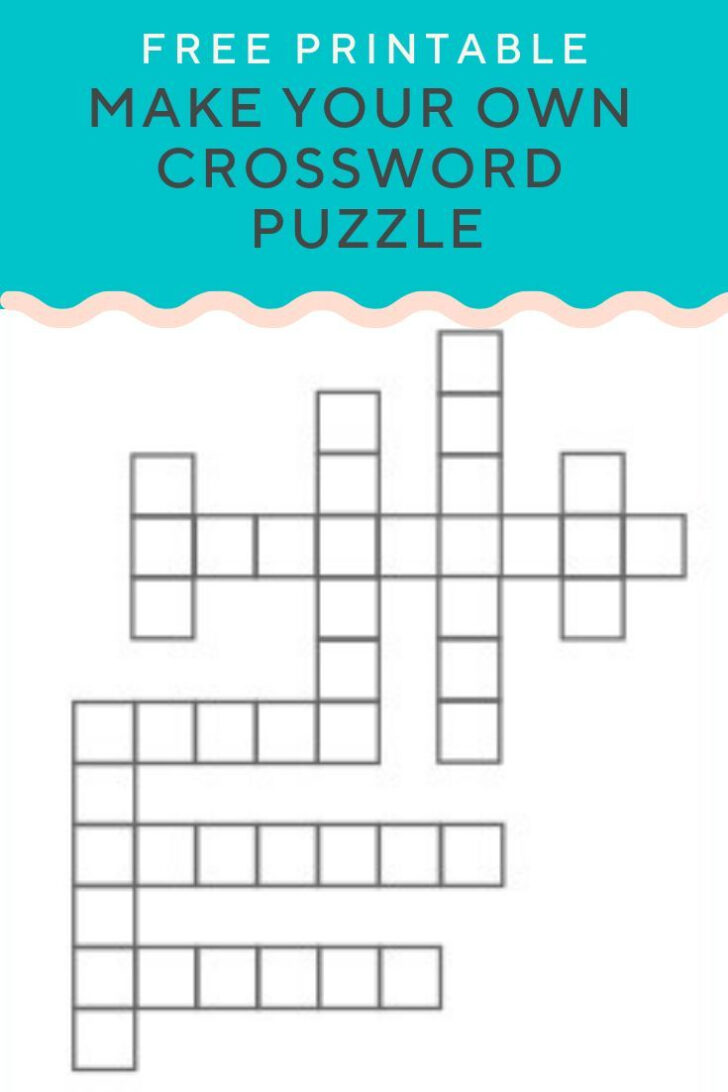 Free Crossword Puzzle Maker Printable 50 Words Sudoku Puzzles Printable