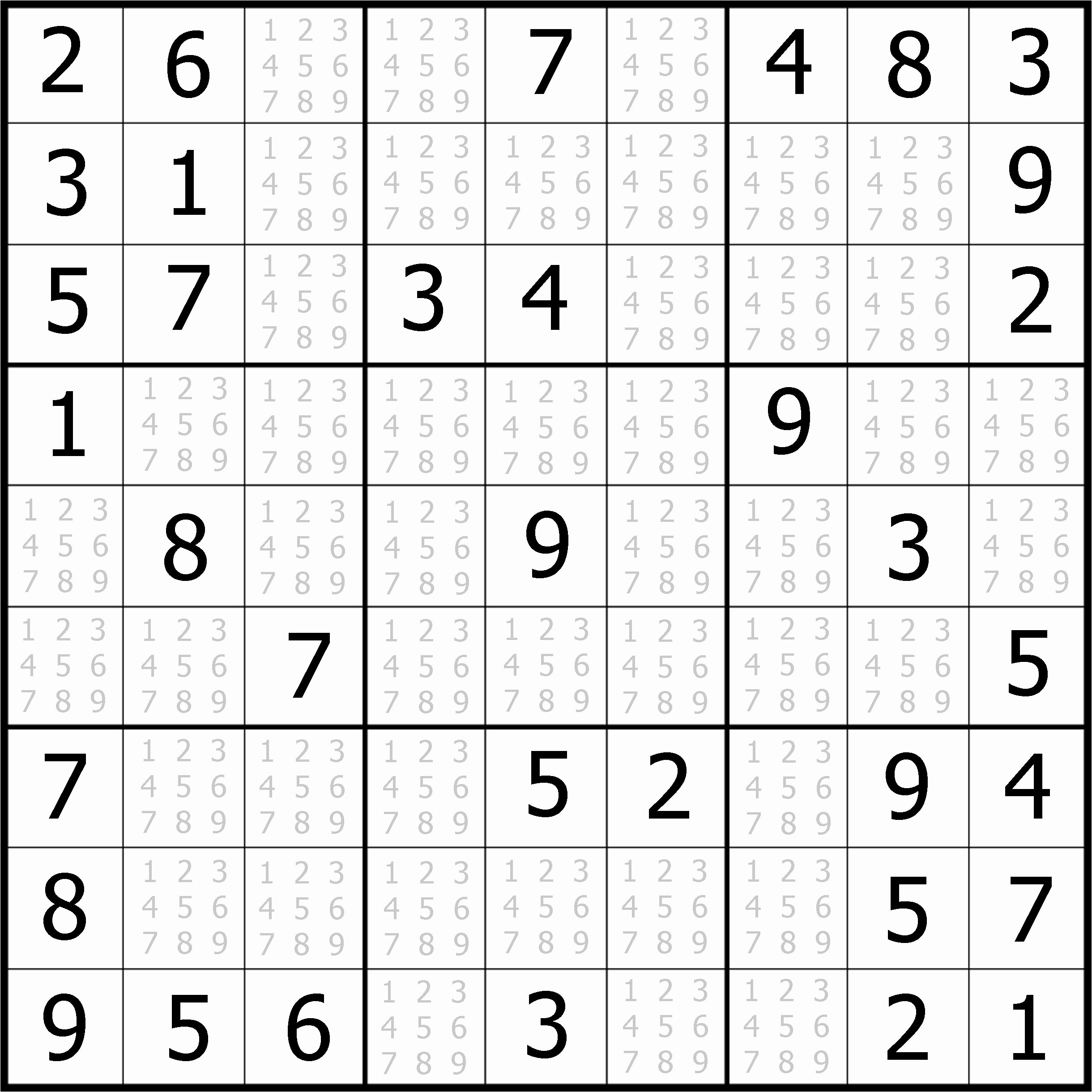 Printmysudoku Free Printable Sudokus Sudoku Puzzles Printable
