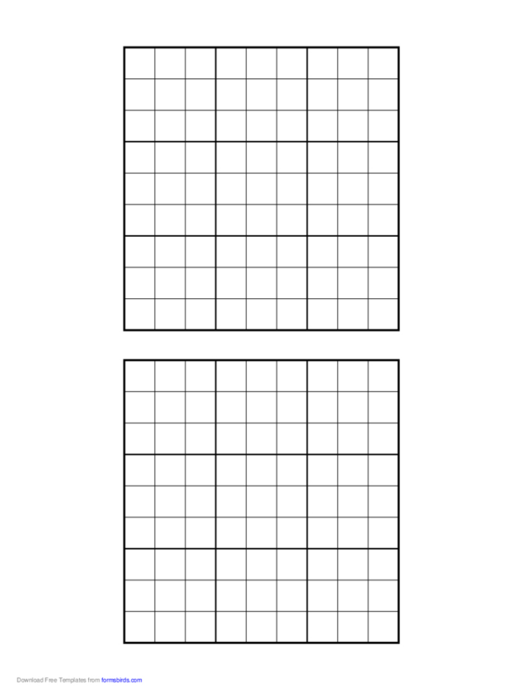 Sudoku Blank Grids Printable Free Sudoku Printable | Sudoku Puzzles ...